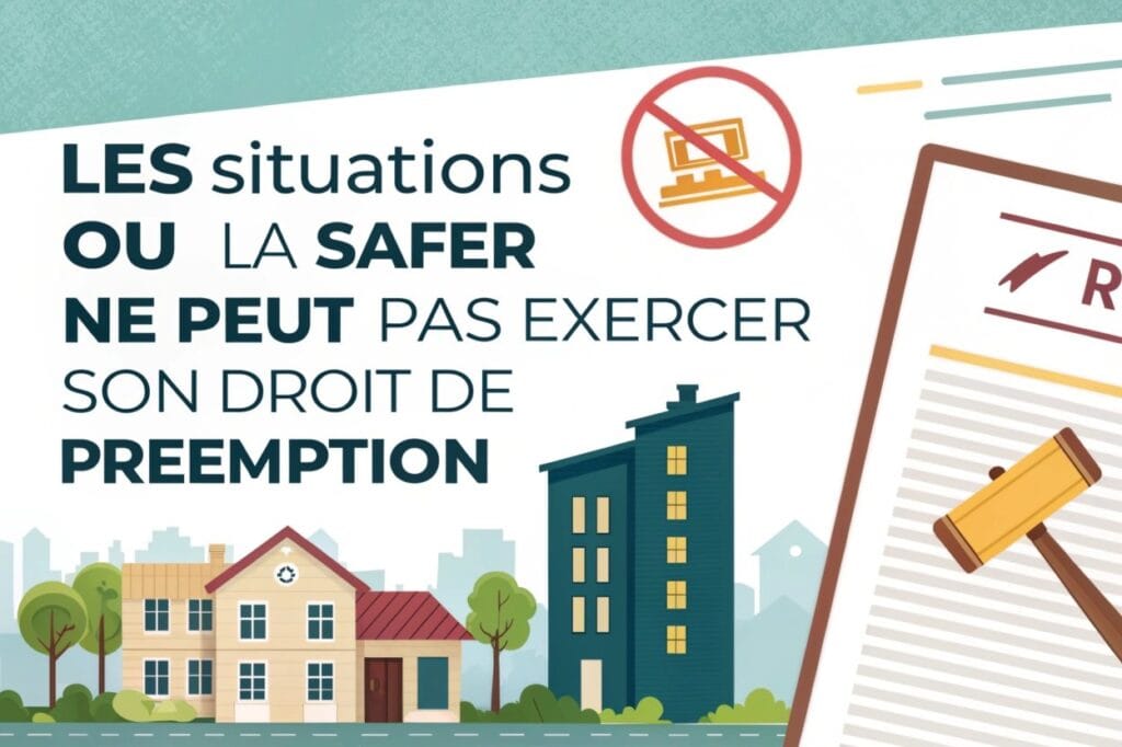 🛑 Quand la SAFER ne peut pas exercer son droit de préemption