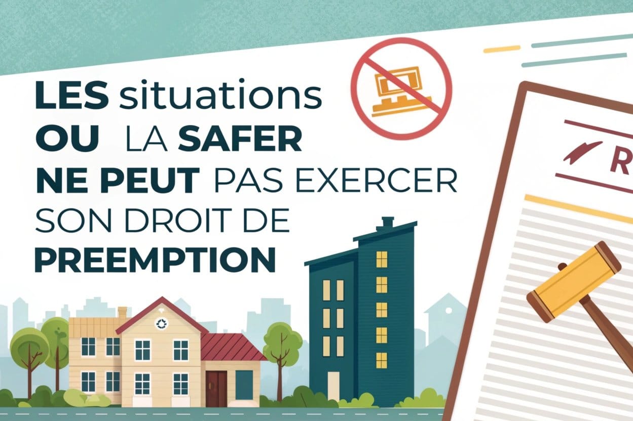 🛑 Quand la SAFER ne peut pas exercer son droit de préemption