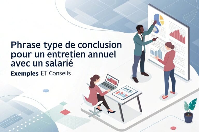 🎯 Phrase type de conclusion pour un entretien annuel avec un salarié